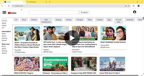 Built a YouTube clone with React, Redux, and Tailwind CSS | Tapan Prusti posted on the topic ...