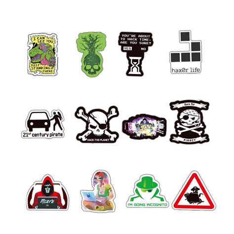 50pcs Computer Programming Hacker Sticker Laptop R Grandado