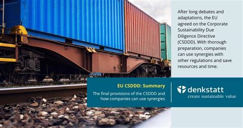 Amira Ben Hadj 🌎 On Linkedin Csddd Summary Of The Eu Directive