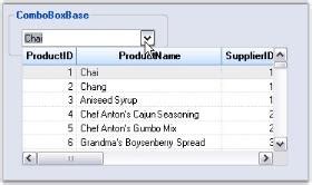 ComboBoxBase In Windows Forms MultiColumn ListBox Control Syncfusion