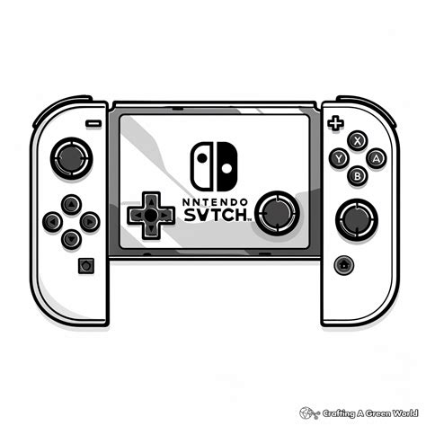 Video Game Controller Coloring Pages Free And Printable