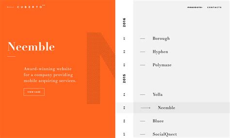 cuberto css design awards