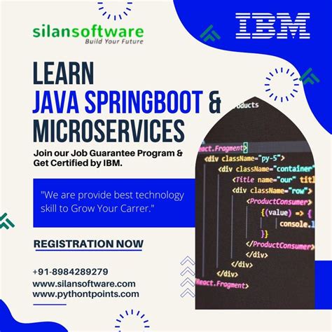 Java Spring Boot With Microservices Technology Skills Learning