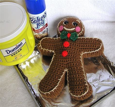 Pdf Crochet Pattern Gingerbread Boy