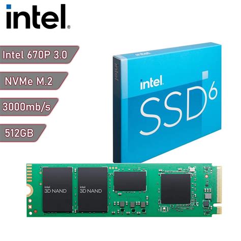 Disco Sólido Ssd M 2 Nvme Intel 670p 512gb Gen3x4 Quito Ecuador