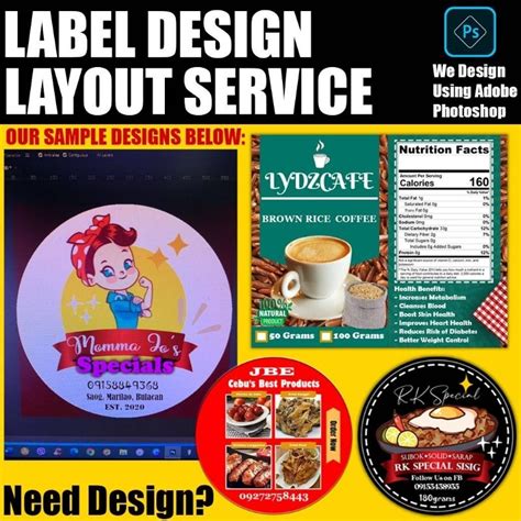 Labellayout Design Service Printing We Design Logoproduct Labels