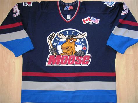 Manitoba Moose 2001 02 Alternate Jersey Hockey Jersey Archive