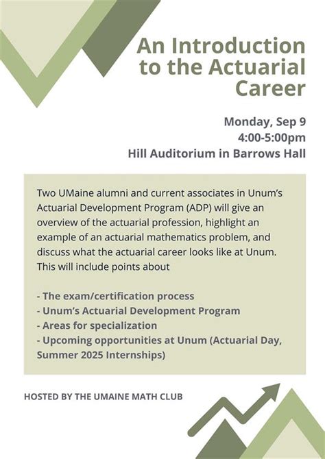 An Introduction To The Actuarial Career Mathematics And Statistics University Of Maine