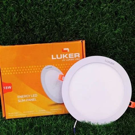 18w Round Luker Led Panel Light Recessed Mounted Cool White At Rs 496