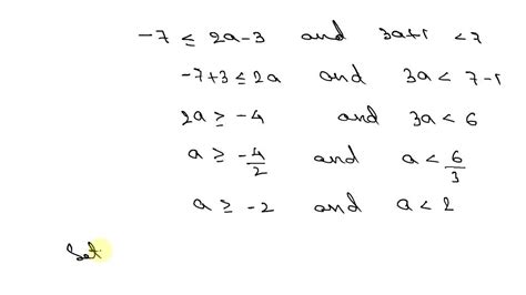 Solvedsolve And Graph Each Solution Set Write The Answer Using Both