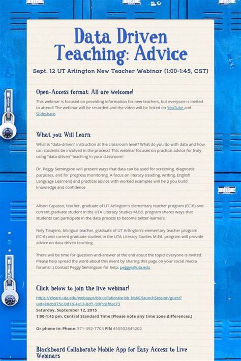 Data Driven Teaching Advice Data Driven Teaching Teaching Advice Teaching