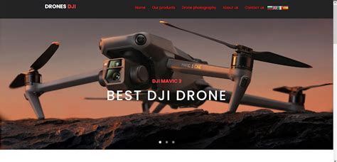 GitHub Nikolamihailov Drones DJI Website This Is A Project Using Custom Css Template And A
