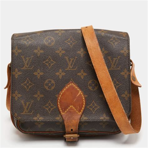 Louis Vuitton Monogram Canvas Cartouchiere Mm Bag At 1stdibs