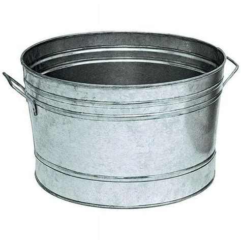 Galvanized Planter Tubs