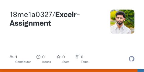 Github 18me1a0327excelr Assignment