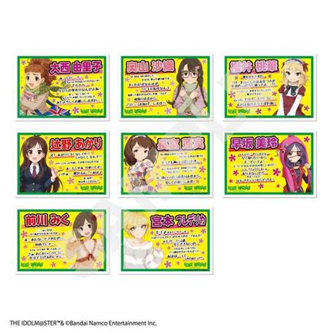Idolmster Cinderalla Girls X Village Vanguard Trading Pop Name Badge