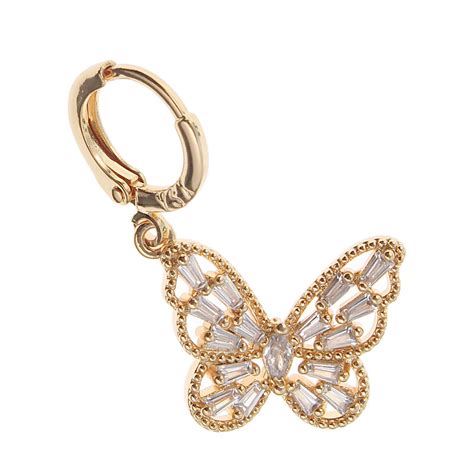 قیمت و خرید گوشواره زنانه وای اس ایکس مدل پروانه اسپرت کد 6893001