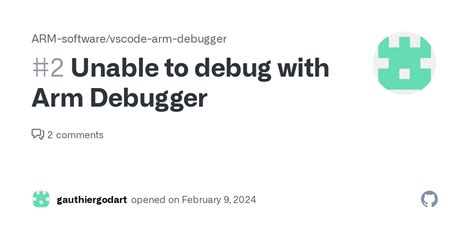 Unable To Debug With Arm Debugger · Issue 2 · Arm Softwarevscode Arm Debugger · Github