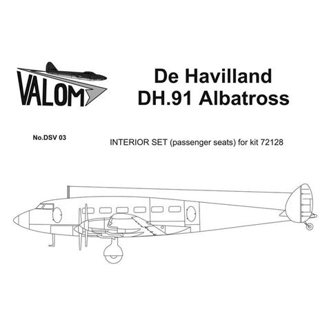 Accessoire De Havilland Dh 91 Albatross Interieurset Passagi In 1001hobbies