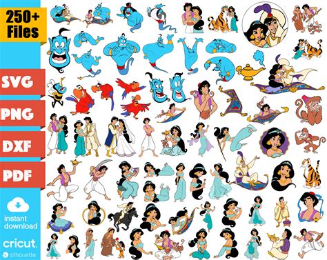 Aladdin svg jasmine svg princess jasmine svg magic carpet Etsy España
