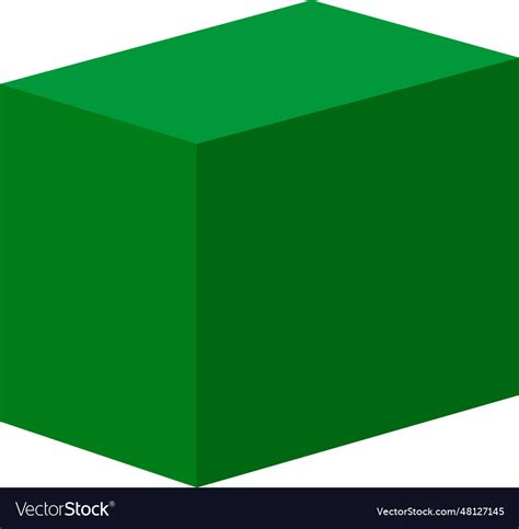 Cube Block Toy Royalty Free Vector Image Vectorstock