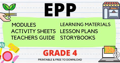EPP Learning Materials GRADE Free Download DepEd Click