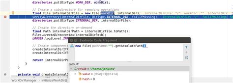 The Specified Internal Directory Should Be Fully Accessible To The