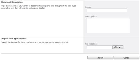 importing excel spreadsheets in sharepoint 2010