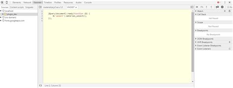 Jquery Materialize Select Drop Down Issue In Google Chrome Stack