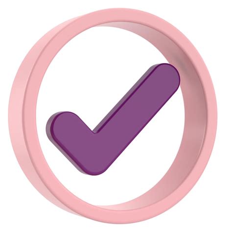 Premium Photo 3d Checkbox Check Mark 3d Illustration