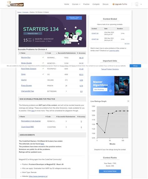 I Solved 4 Codechef Starter 134 Problems Suyash Kumar Singh Posted