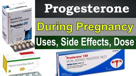 Progesterone Sustained Release Tablets 200 Mg Susten 200 Tablet During