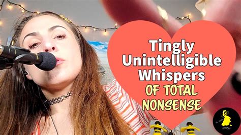 ASMR Ear to Ear Unintelligible Whispers & Visual Triggers (total nonsense words) - YouTube