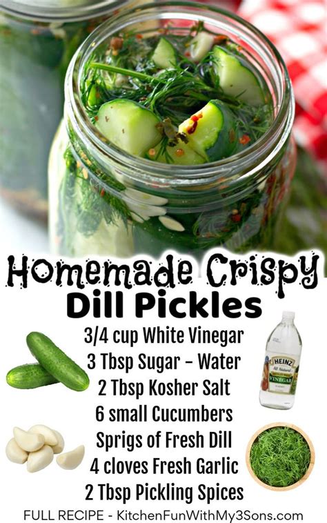 If You Love Pickles You Can Make Your Own At Home With This Fantastic