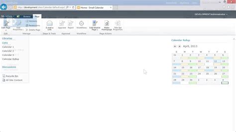 Sharepoint 2010 Mini Calendar Jordev