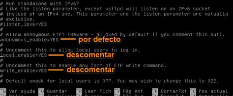 Creación de un FTP en Debian Linux