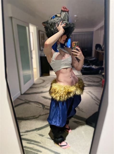 Self My Genderbent Inosuke From Demon Slayer Cosplay