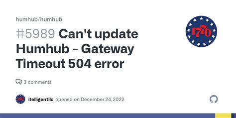 Cant Update Humhub Gateway Timeout 504 Error · Issue 5989 · Humhub