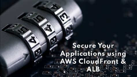 Cloudfront And Application Load Balancer Based Routing Of Applications For Increased Security