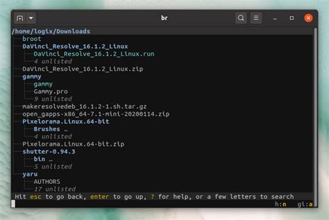 Broot Is An Interactive Treeview Directory Navigation Tool For The