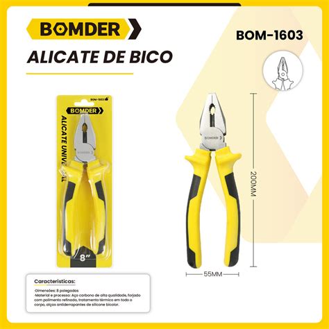 Alicate Universal 8 Polegada Eletricista Cabo Emborrachado Shopee Brasil