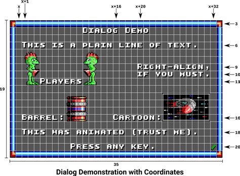 Dialog Functions Cosmodoc