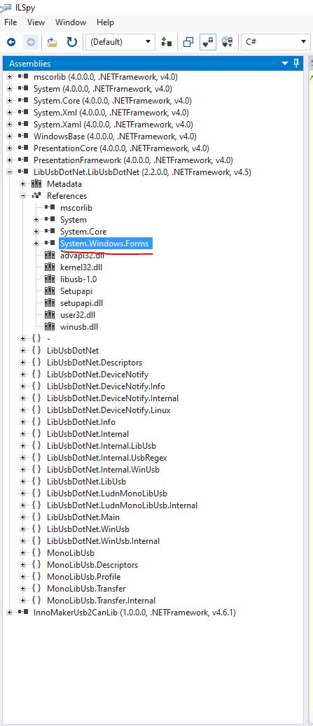 Can Remove Systemwindowsform Dependency Why Must Use It · Issue 157 · Libusbdotnet