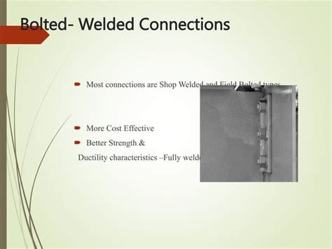 Presentation Bolted And Welded Connections Pptx Physics Science