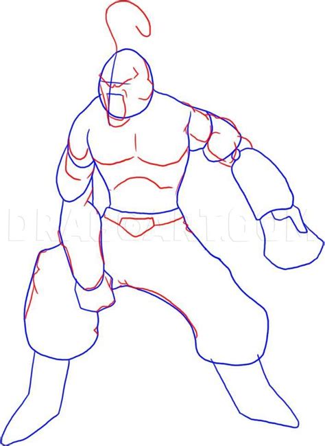 How To Draw Super Buu Drawing Step By Step By Dawn Dragoart
