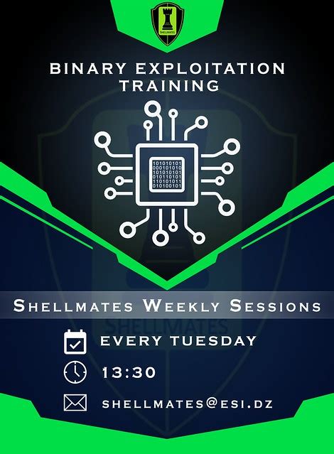 Binary Exploitation Workshop By Shellmates Esi