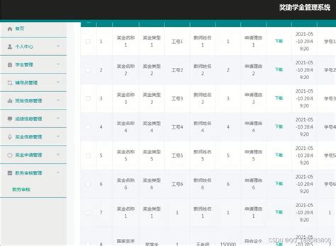 计算机毕业设计springbootvuejava奖助学金管理系统4ew07java学生资助申请系统 毕设 Csdn博客