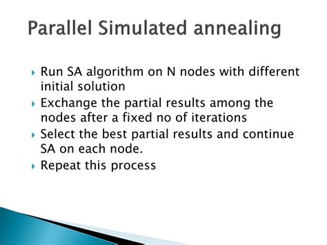 PPT Implementation Of Parallel Simulated Annealing PowerPoint Presentation ID