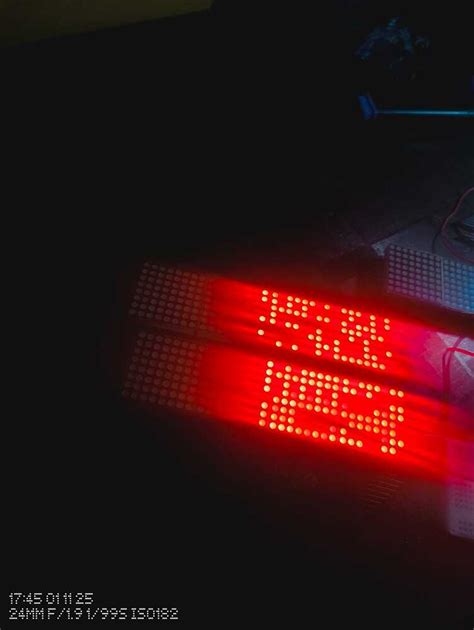 Creating 32x126 Display With Max7219 For Time Display Arduino Mega Rtc Displays Arduino