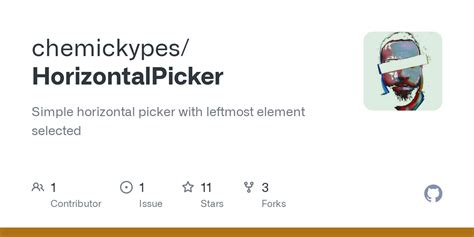 Github Chemickypeshorizontalpicker Simple Horizontal Picker With